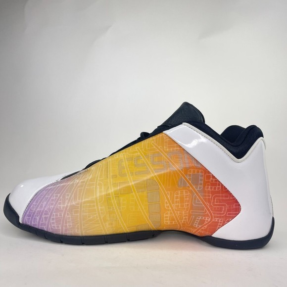 adidas | Shoes | Adidas Tmac 3 Restomod Lesson White Purple Basketball ...